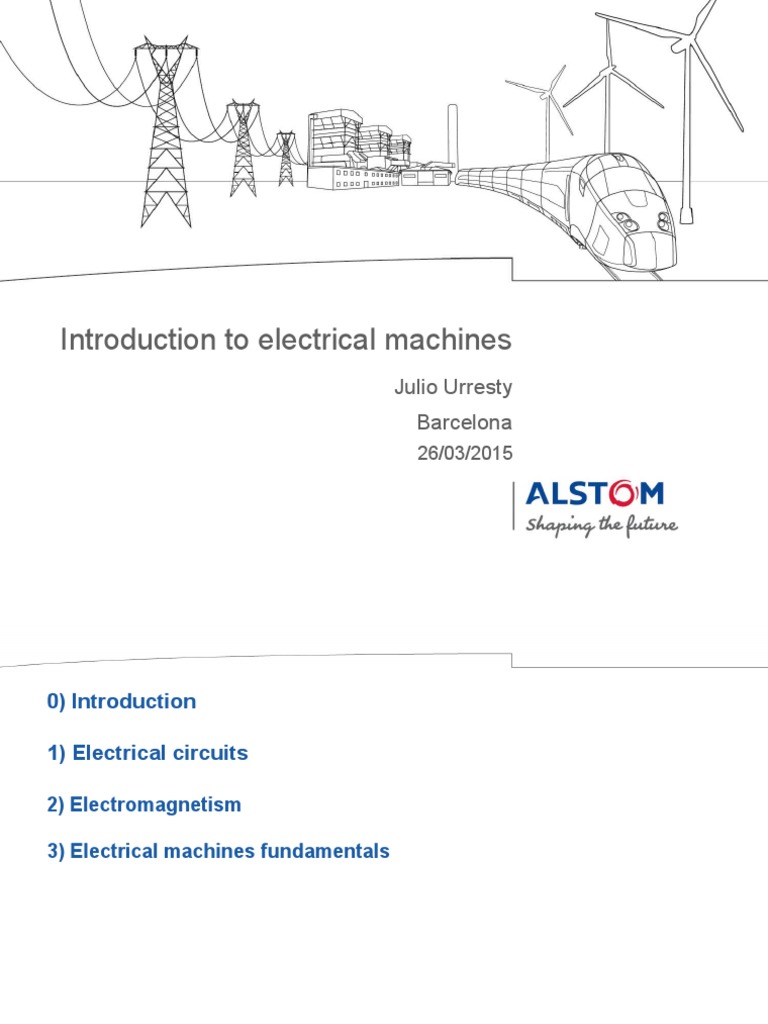 Introduction To Electrical Machines: Julio Urresty Barcelona | PDF ...