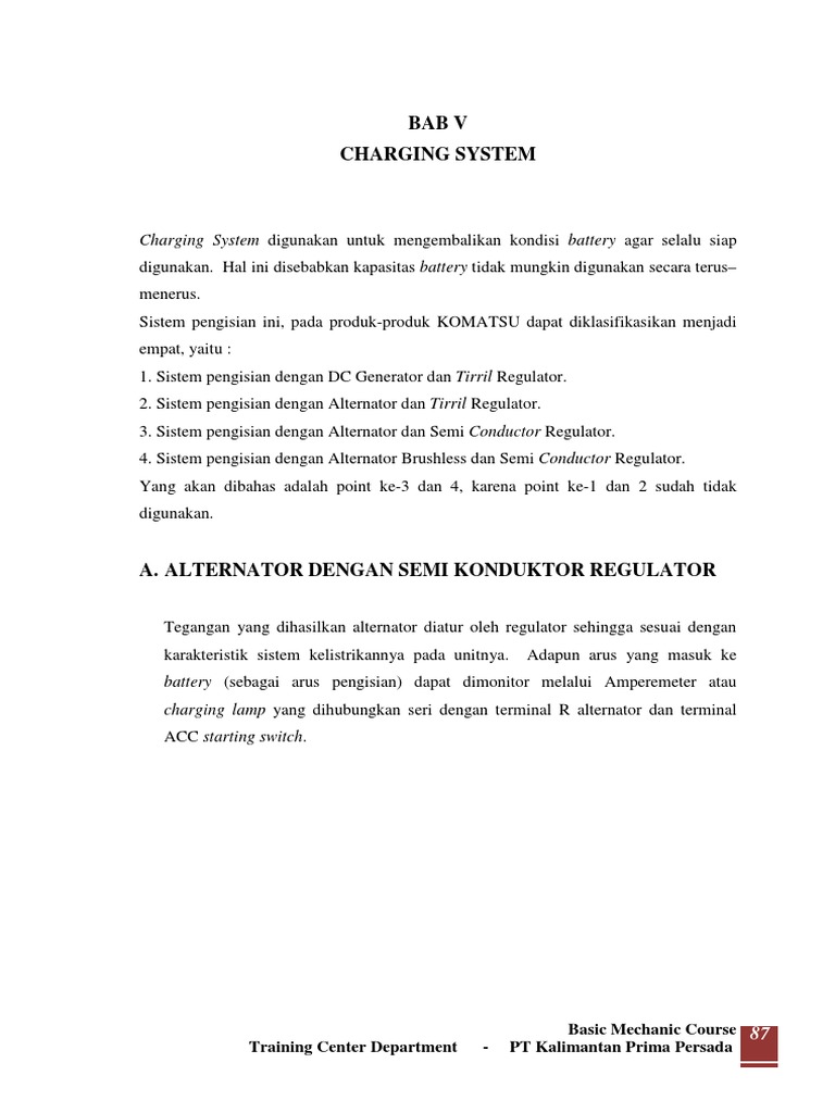 BAB V - Charging System | PDF