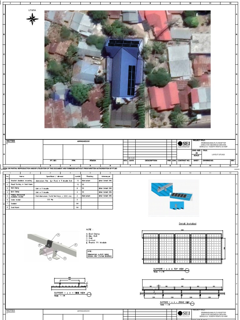 Gereja GMIT PNIEL Oebobo NTT 25 KWP | PDF | Energy Technology | Components