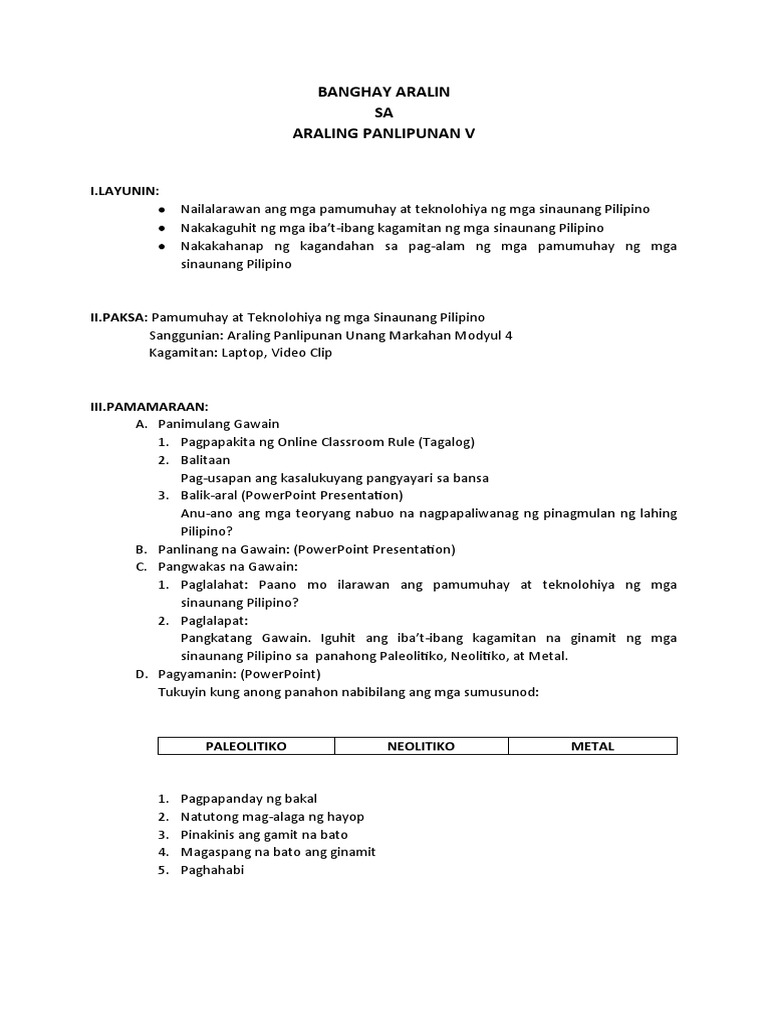 Ap Lesson Plan Demo | PDF