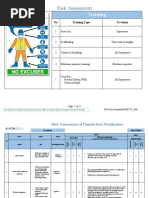 Risk Assessment For Waste Management: SL No Potential Hazard Risk ...