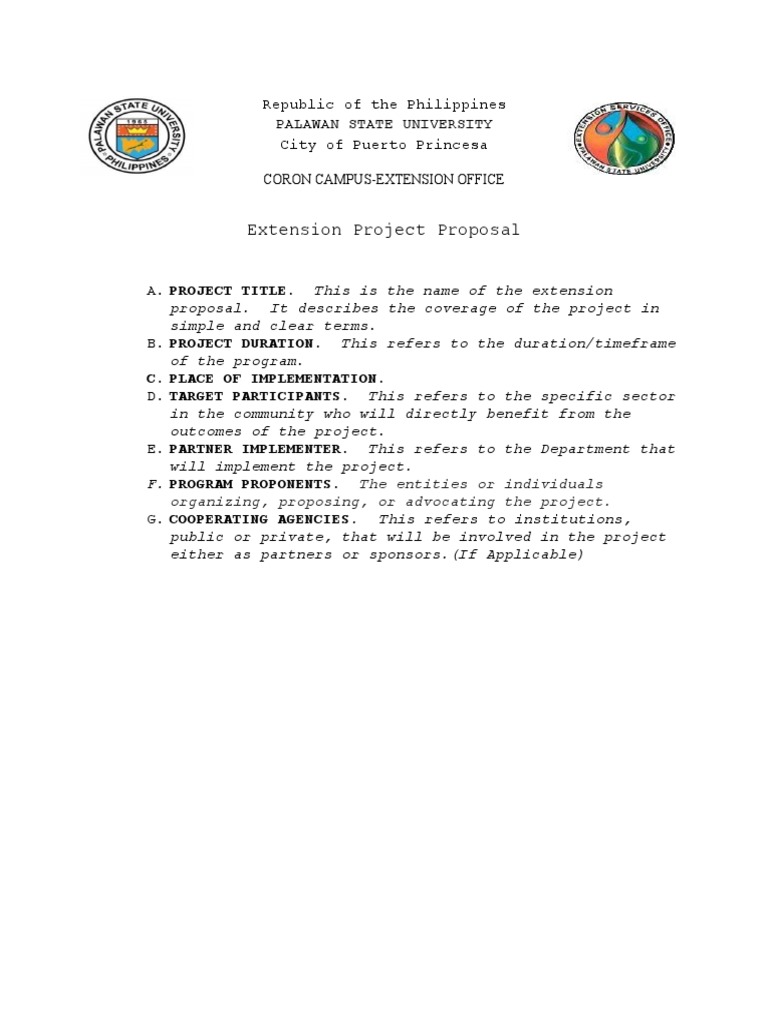 Extension Project Proposal | PDF | Science | Further Education