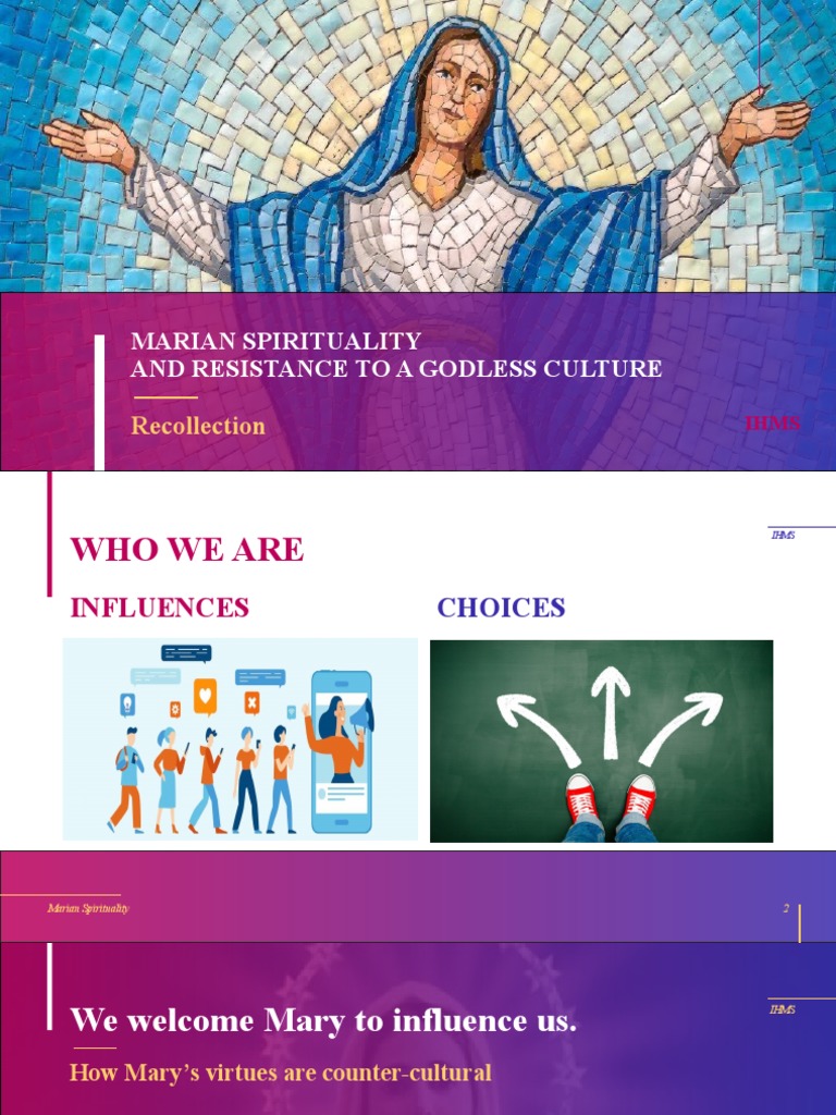 Marian Virtues as a Model for Counter-Cultural Living | PDF | Mary ...