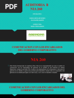 Esquema Nia 260 | PDF | Auditoría | Business