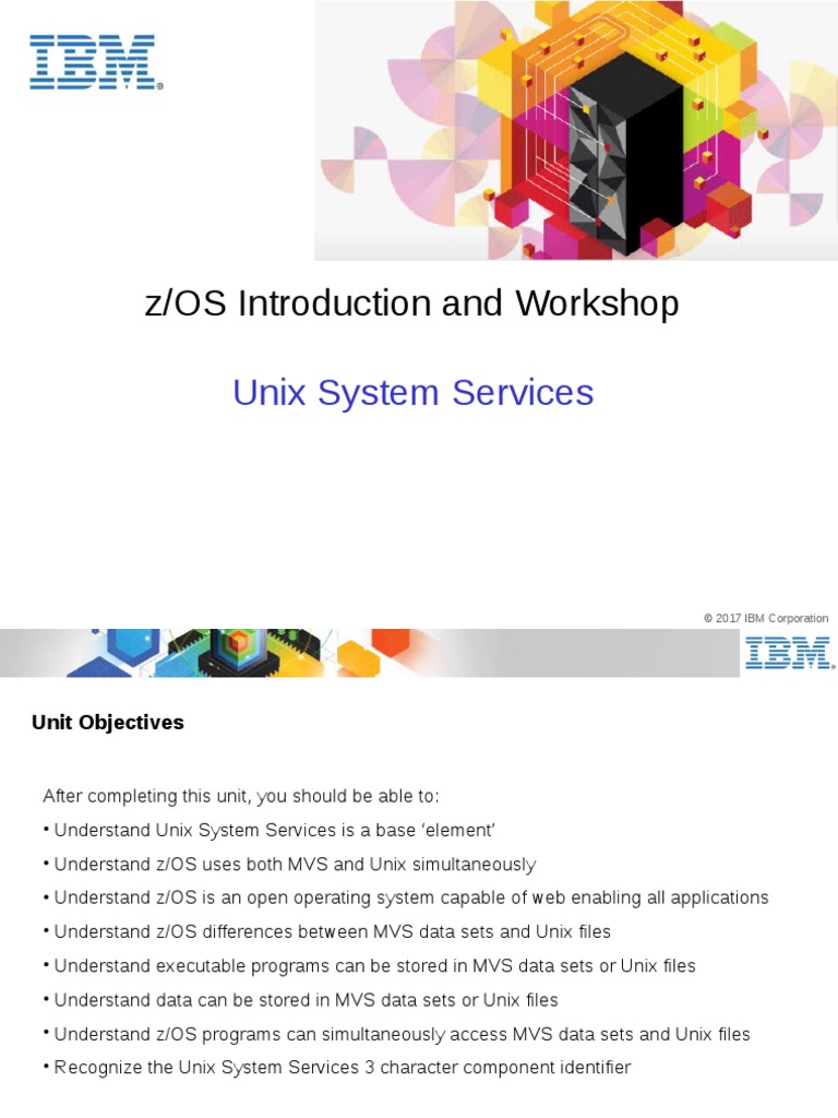 z/OS Introduction and Workshop: Unix System Services | PDF | File System | Operating System