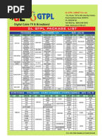 GTPL TV Package and Channel List 2025 | PDF | High Definition ...