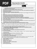 Steel Wire Rope Sling Safety Checklist | PDF