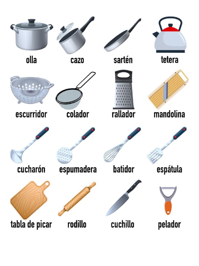 Utensilios de Cocina | PDF
