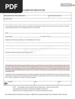 Certificate For Exempt Purchases: Form AS 2916.1 | PDF | Use Tax | Tax ...