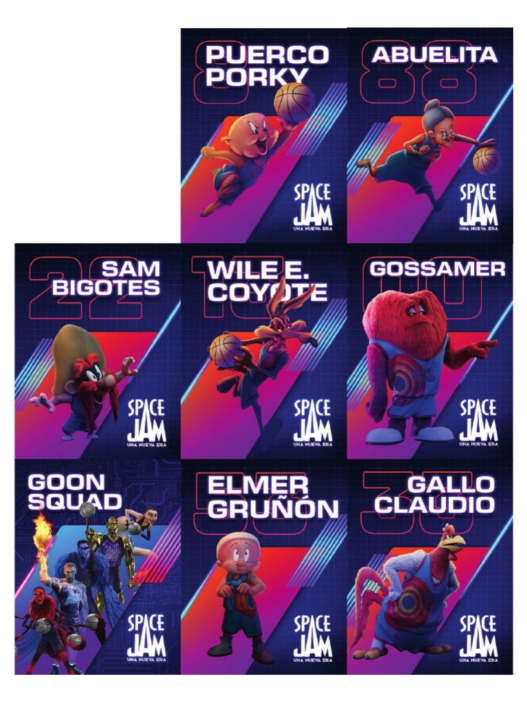 Space Jam Activity Book | PDF | Magdalena | Galleta