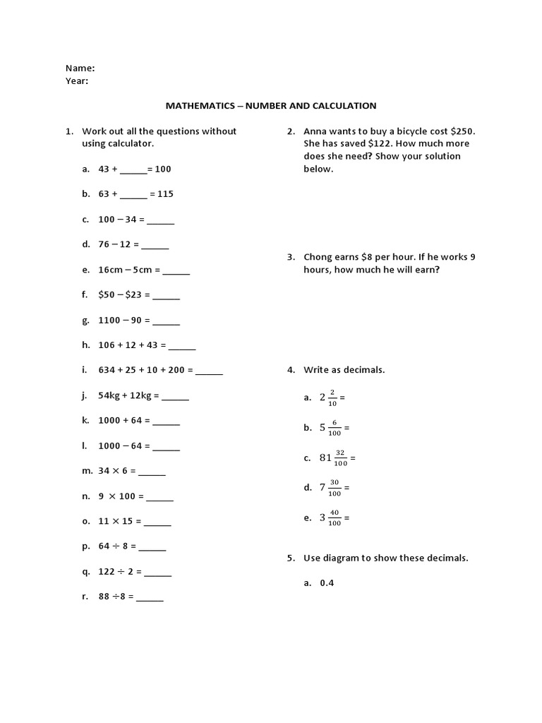 Math Practice for Students | PDF | Celsius | Teaching Mathematics