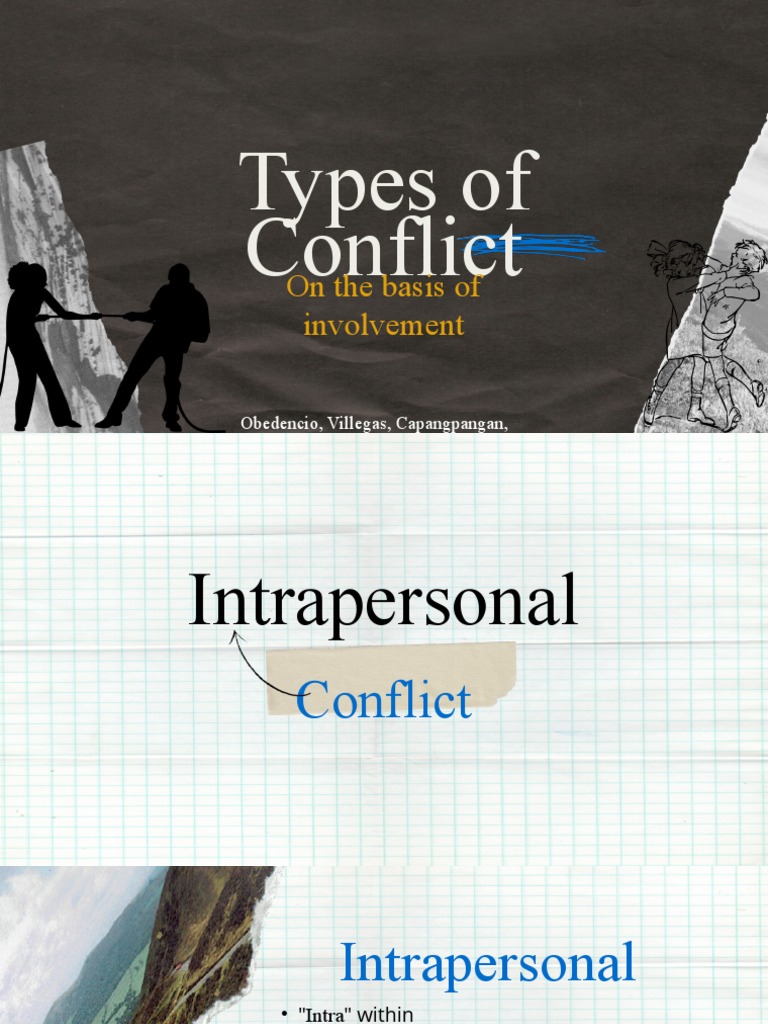 Types of Conflict | PDF | Interpersonal Communication | Interpersonal ...