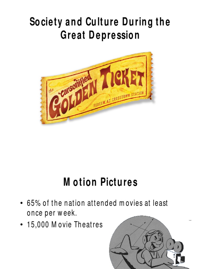 Society and Culture During The Great Depression | PDF | Politics | Travel