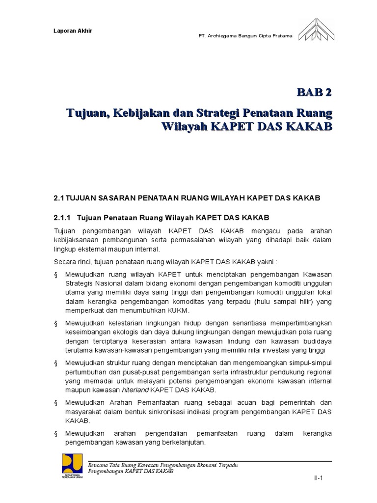 Bab 2 KONSEP KAPET | PDF