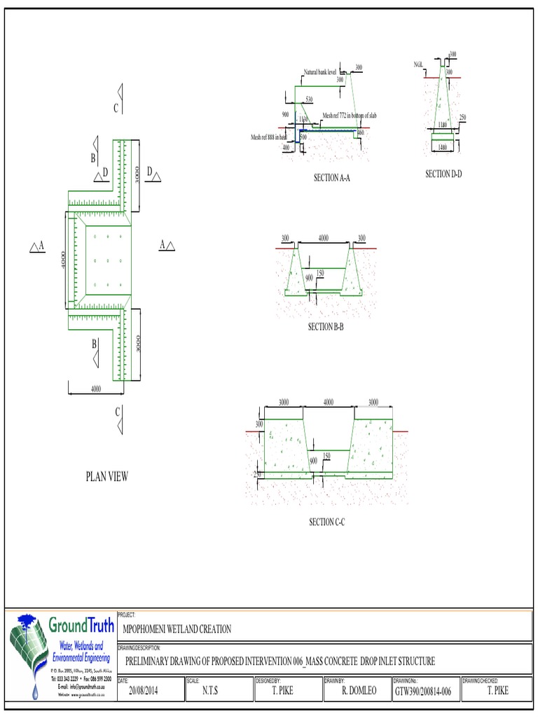 GTW390 - 200814 - 006 - Concrete Drop Inlet | PDF | Locomotives ...