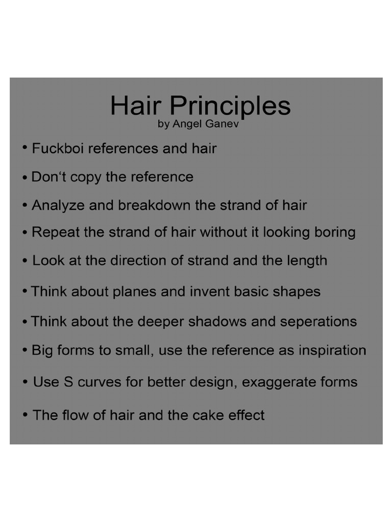 Hair Principles - Angel Ganev | PDF