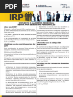 Instructivo Del Formulario #515 - IRP Rentas Prov. de Servicios ...