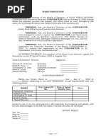 Board Resolution Sale of Vehicle | PDF