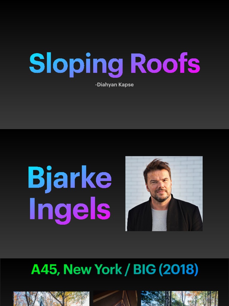 Sloping Roofs: - Diahyan Kapse | PDF