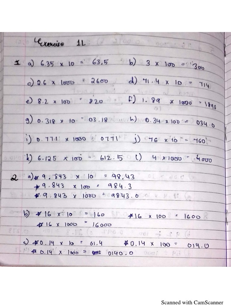 Decimals - 2, Converting Into Same Units - Fatima Imran | PDF