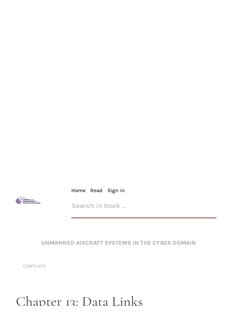 Chapter 13 - Data Links Functions, Attributes and Latency - Unmanned ...
