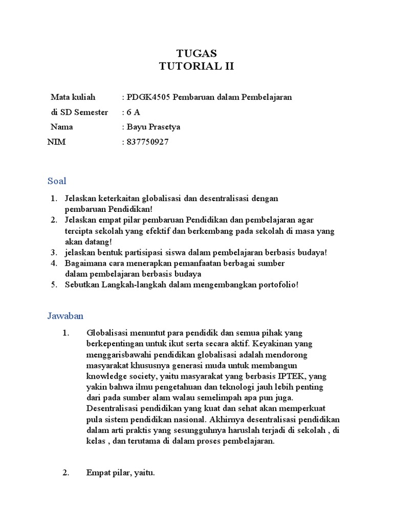 Kuis 2 PDP | PDF