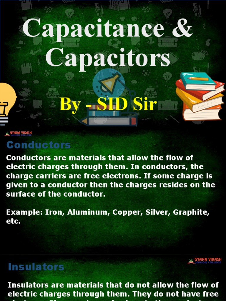 Capacitance & Capacitors | PDF | Dielectric | Capacitance