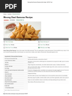 Authentic Indian Table D'Hôte Menu | PDF | Indian Cuisine | Food And ...