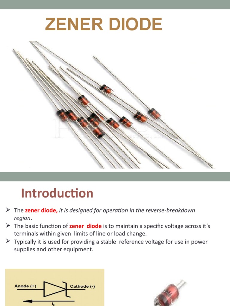 Special Purpose Diodes | PDF | P–N Junction | Diode