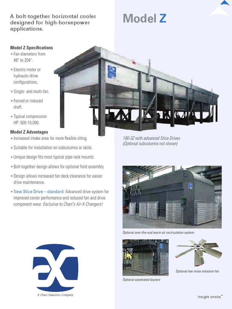 Model: A Bolt-Together Horizontal Cooler Designed For High-Horsepower ...