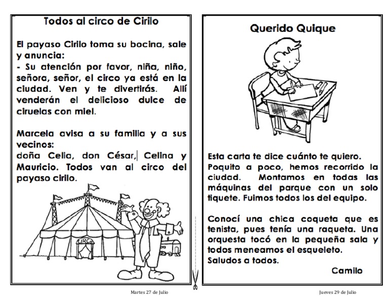 Lectura Silabas Ce, Ci, Q (Para El Cuaderno) | PDF