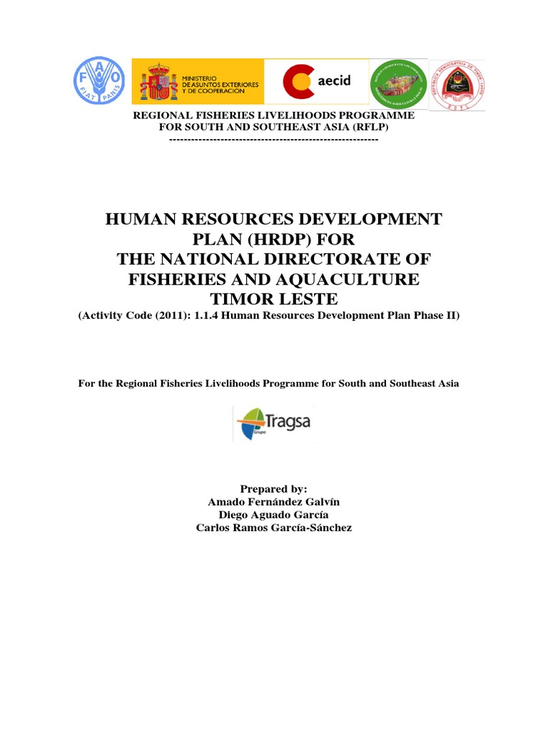 Human Resources Development Plan (HRDP) For The National Directorate of Fisheries and ...