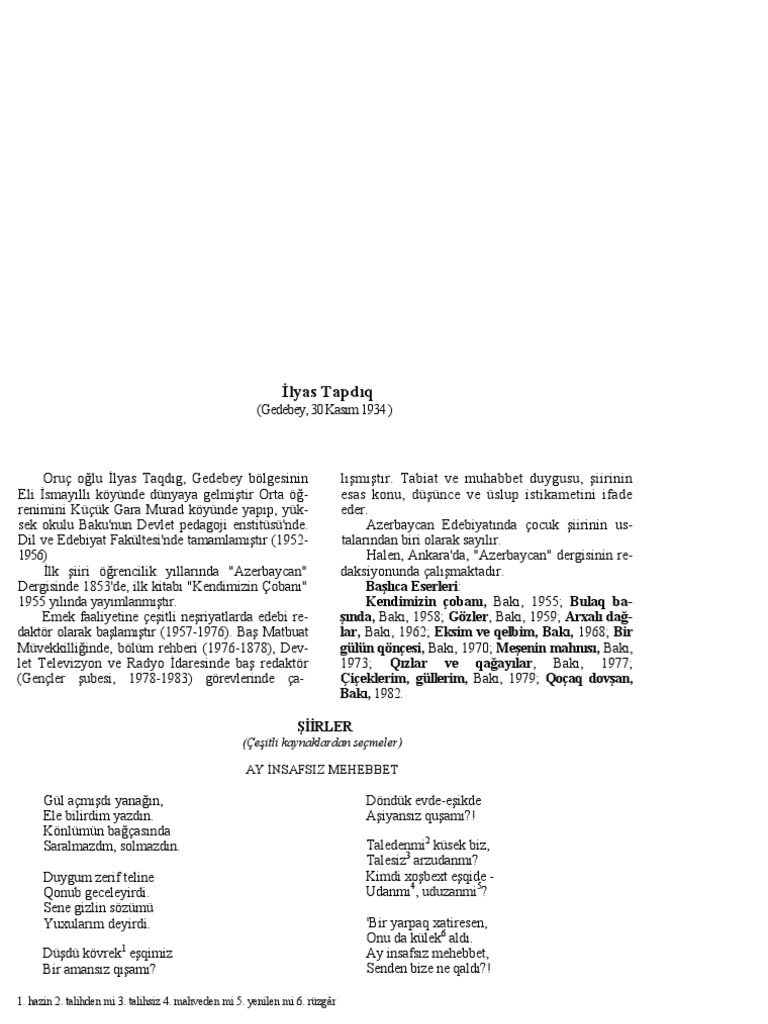 İlyas Tapdıq | PDF