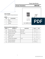 TO-3 Power Transistor Specifications | PDF | Bipolar Junction ...
