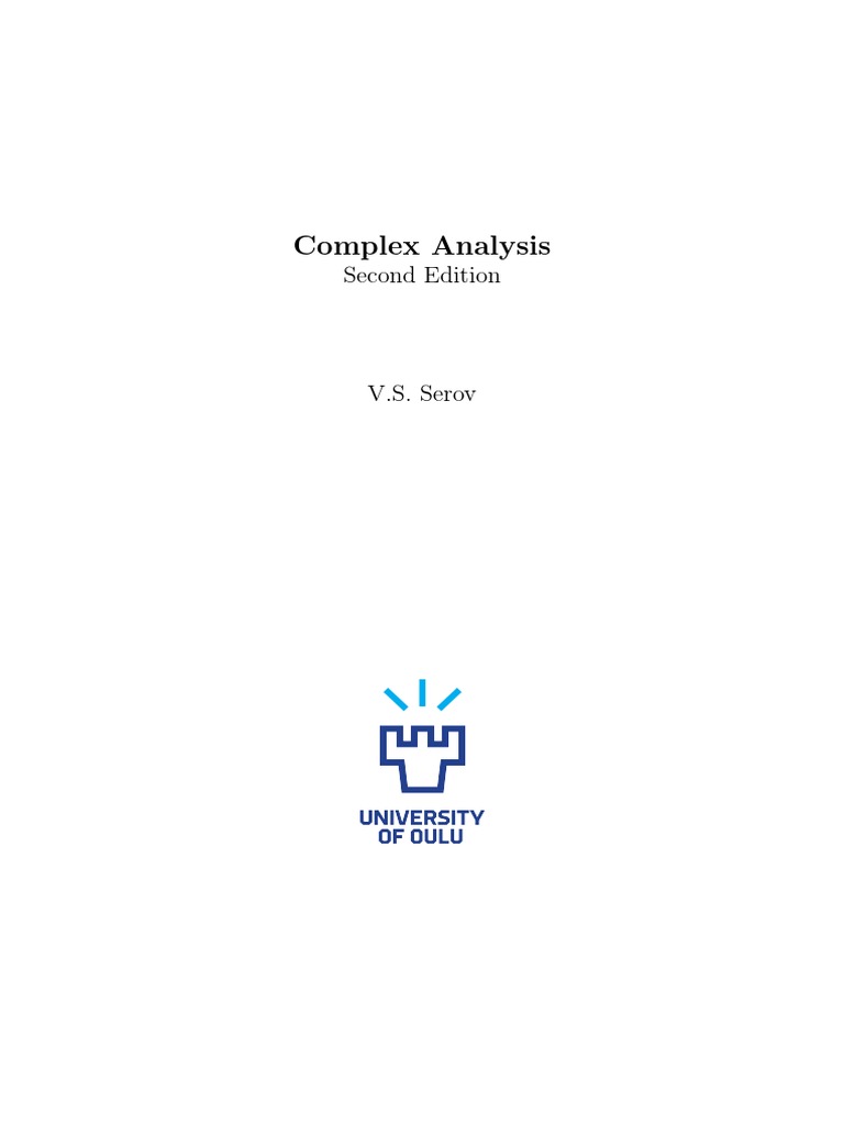 Complex Book | PDF | Complex Analysis | Function (Mathematics)