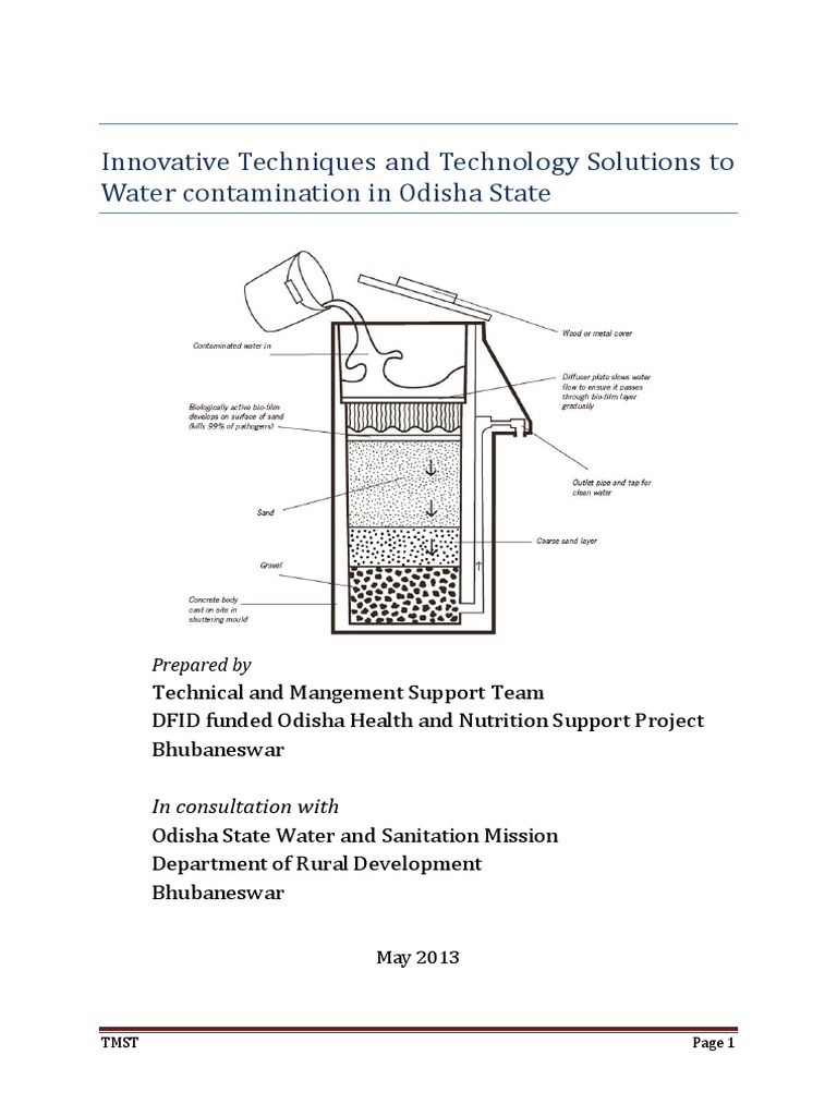 Innovative Techniques and Technology | PDF | Water Purification ...