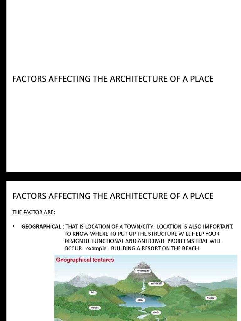Influencing Factors in Architecture | PDF