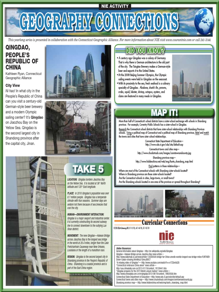 Geography Connections: Take 5 | PDF | Nature