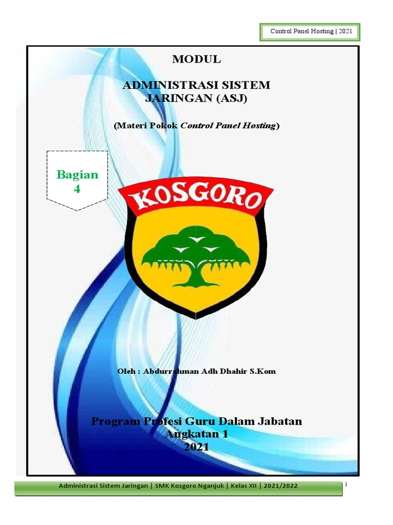 Modul Materi 3.10 Control Panel Hosting-Dikonversi | PDF
