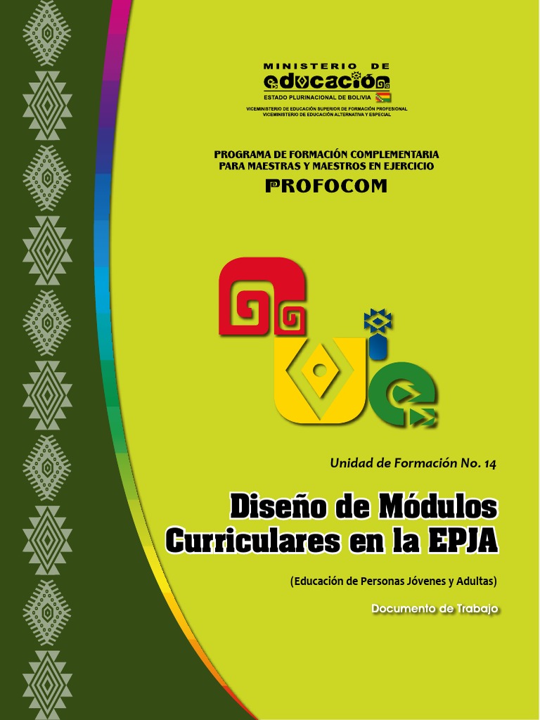 Uf14 Epja 2015 | PDF | Plan de estudios | Lectura (proceso)