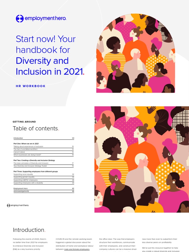 Handbook For Diversity and Inclusion in 2021 | PDF | Diversity ...