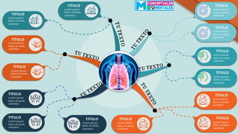 Plantilla Mapa Mental 12 | PDF