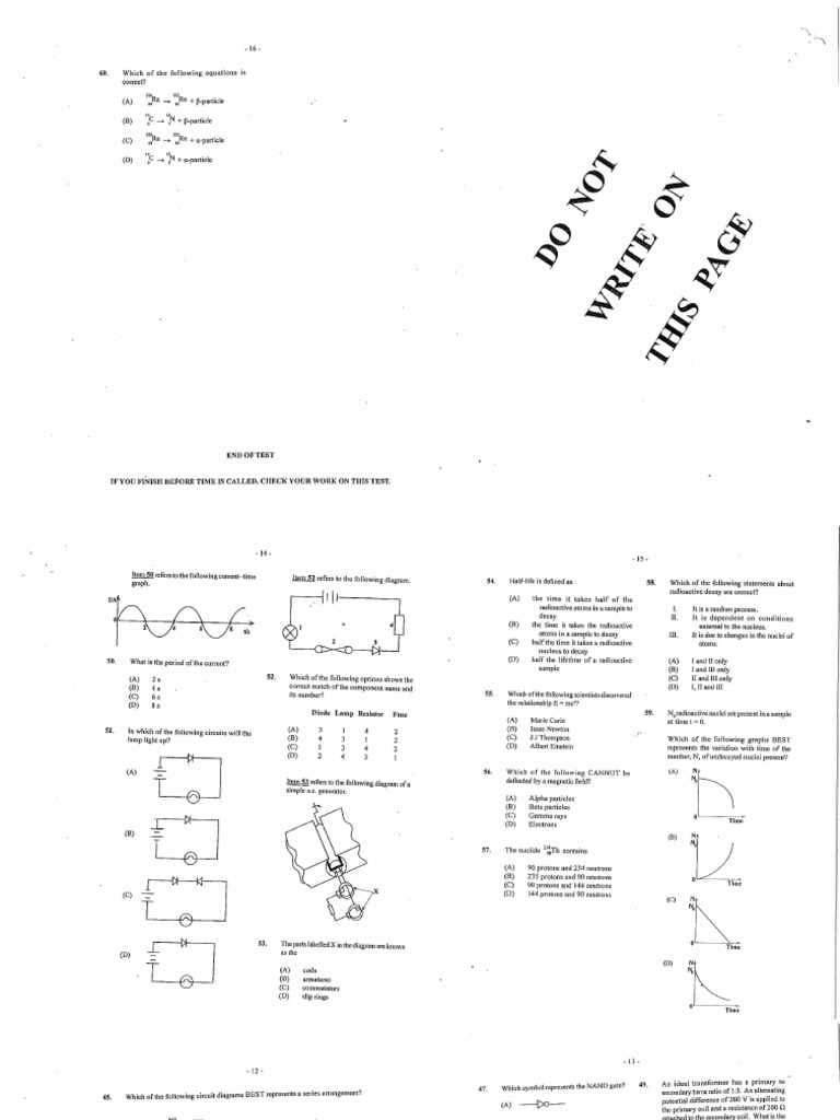 CSEC Physics June 2019 P1 | PDF