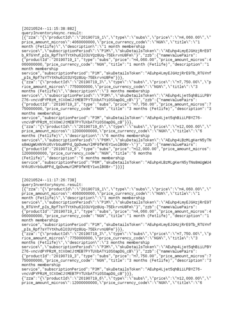 Debuglog (20210524) | PDF