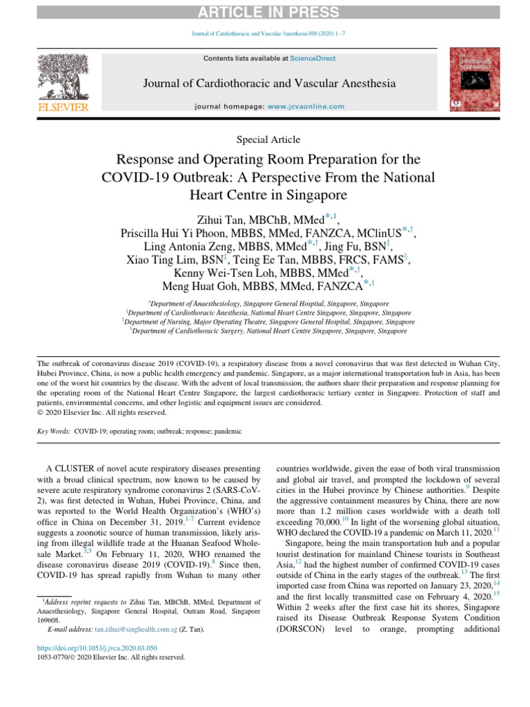 Pi Is 1053077020303001 | PDF | Cardiothoracic Surgery | Surgery