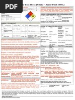 MSDS - Asam Nitrat | PDF