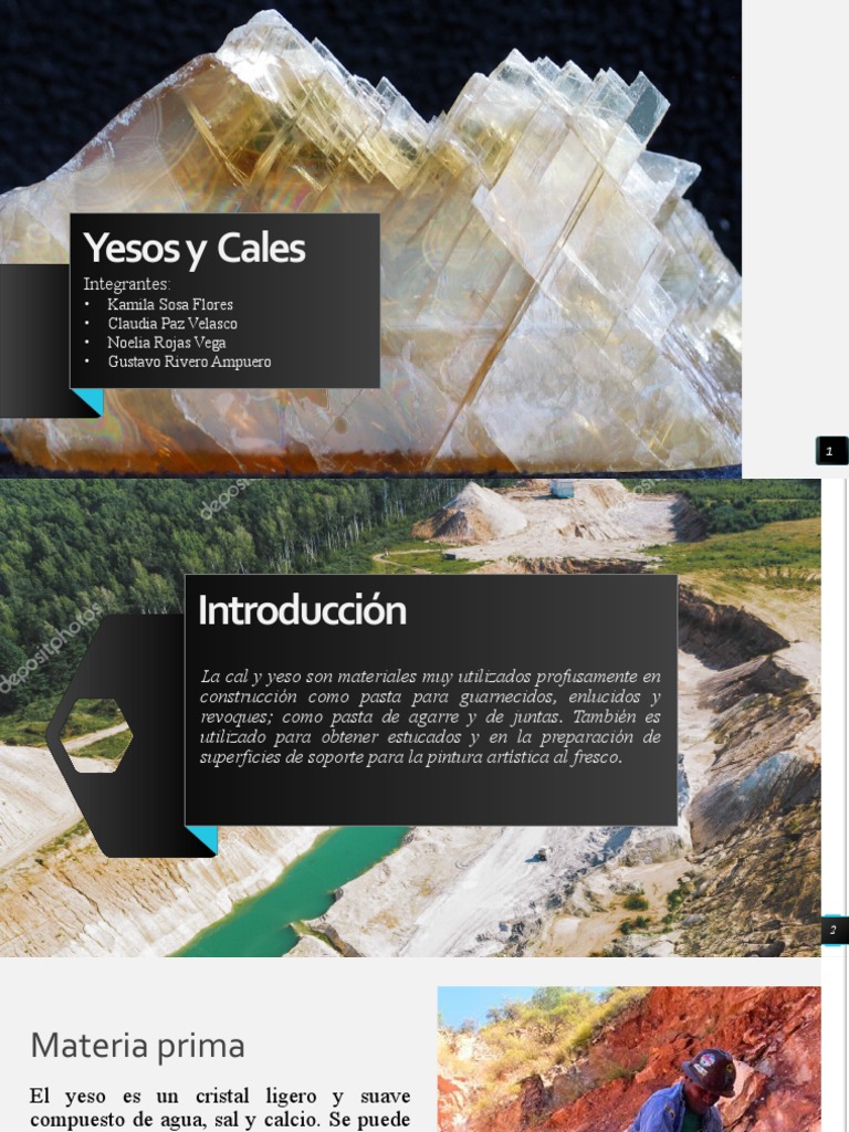Uso de Cal y Yeso en Construcción | PDF | Yeso | Sustancias químicas