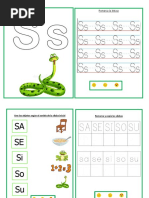 Cuadernillo Letra S | PDF
