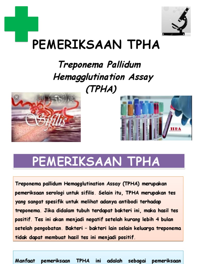 Pemeriksaan Tpha | PDF