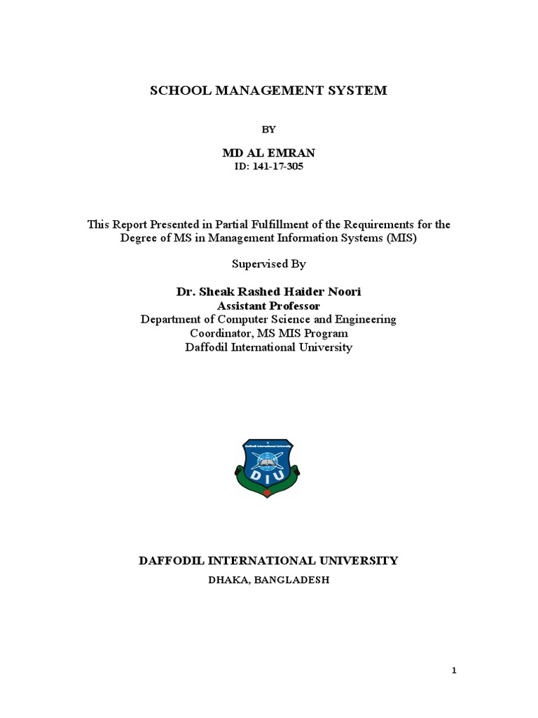 School Management System This Report Pre | PDF | C Sharp (Programming Language) | Databases